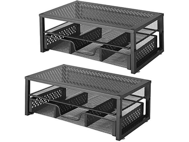 Click here for Simple Trending 2 Pack-2 Tier Metal Monitor Riser... prices
