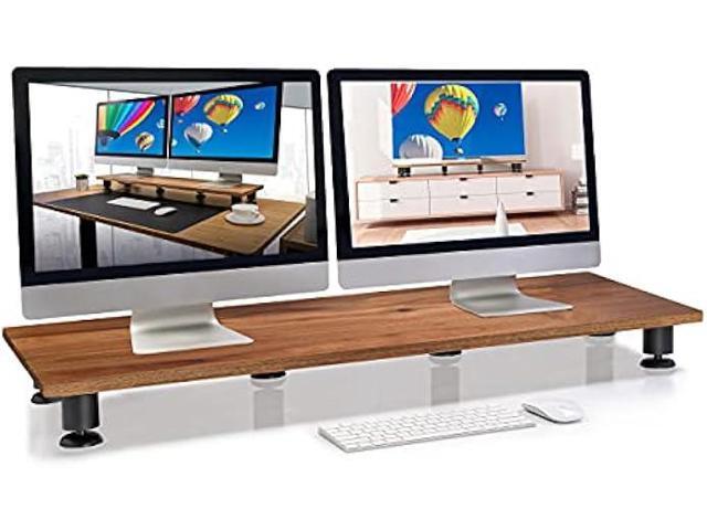 Click here for Nordik Large Dual Monitor Riser for 2 - Premium Ha... prices