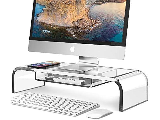 Click here for DeskLogics Computer Acrylic Monitor Stand Riser wi... prices