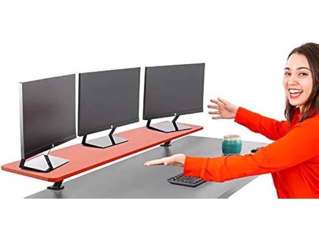 Click here for Stand Steady 55 Inch Clamp On Desk Shelf Large Mon... prices
