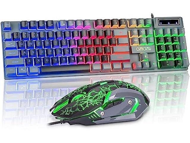 Click here for CHONCHOW Gaming Keyboard and Mouse Combo LED Backl... prices