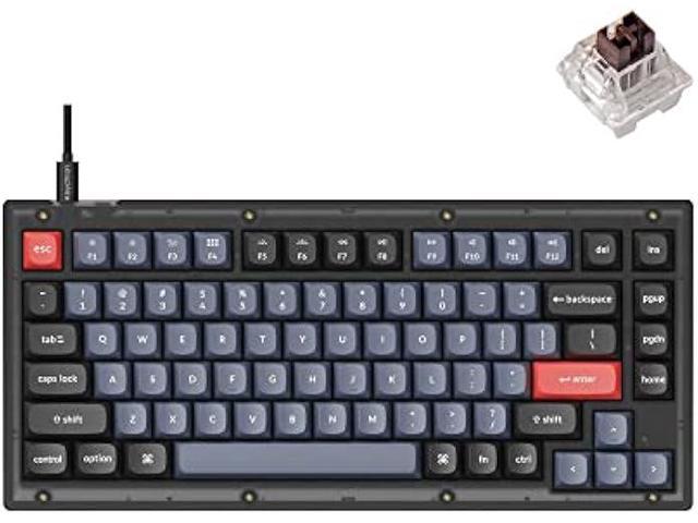 Click here for Keychron V1 Wired Custom Mechanical Keyboard  75 L... prices