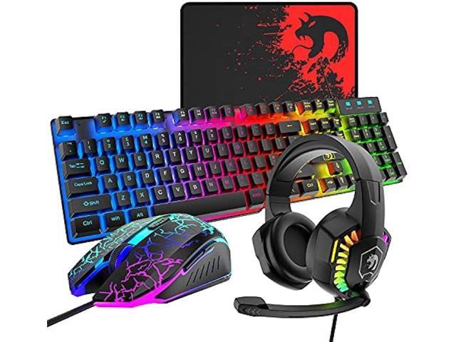 Click here for Wired Gaming Keyboard and Mouse Headset Combo Rain... prices