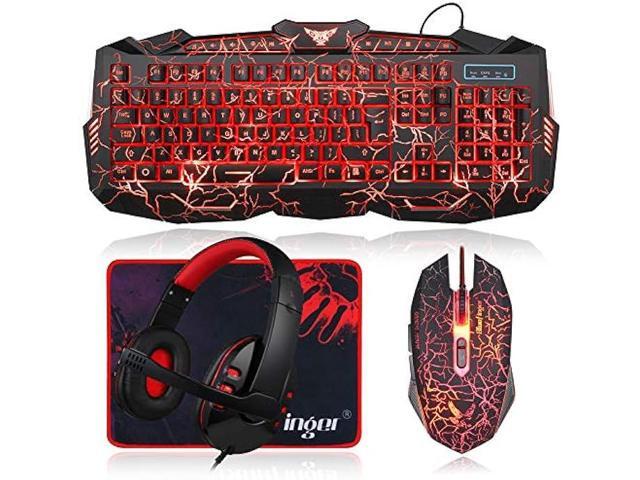 Click here for BlueFinger Gaming Keyboard Mouse Headset Combo USB... prices