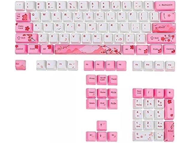 Click here for GTSP 104 Sakura Keycaps Cute Japanese Custom Gamin... prices