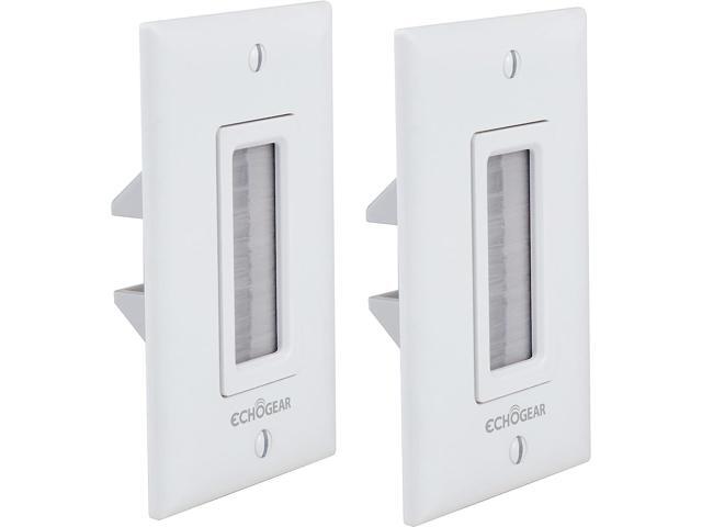 Click here for ECHOGEAR Wall Brush Plate for Hiding Up to 8 Low V... prices