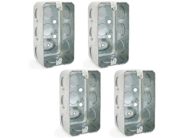 Click here for (Pack of 4) 4x2 Inch Utility Size Single Gang Elec... prices