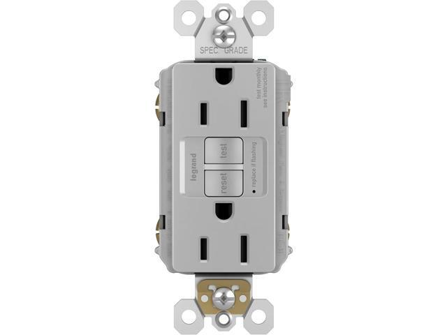 Click here for Legrand radiant 1597GRYCCD12 15 Amp GFCI Self Test... prices