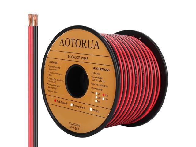Click here for 100FT 14/2 Gauge Red Black Cable Hookup Electrical... prices