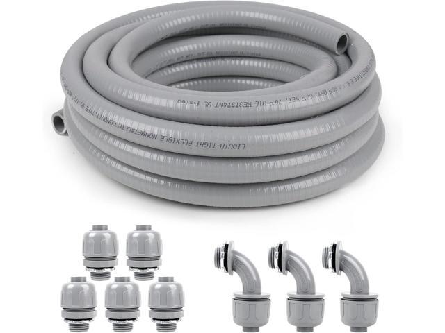 Click here for 3/4inch 50ft Liquid-Tight Conduit and Connector Ki... prices