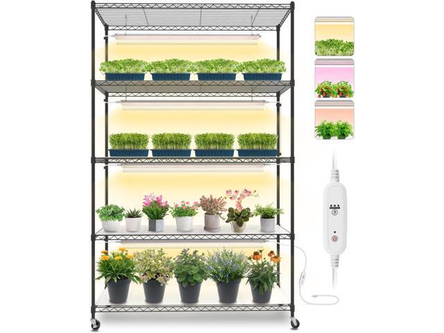 Click here for Plant Shelf with Grow Lights  5 Tier Large Tall Pl... prices