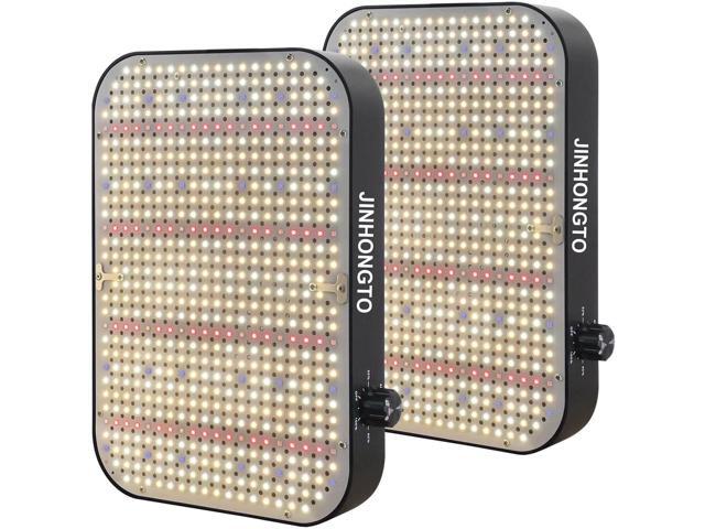 Click here for 2-Pack Dimmable LED Grow Light 600W  2x2 UV-IR Ful... prices
