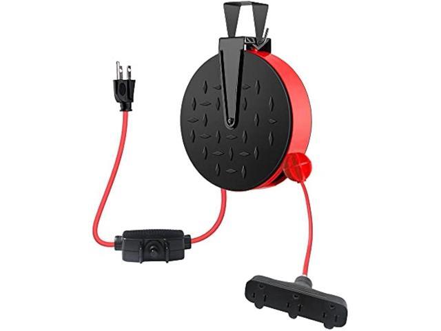 Click here for 30 Ft Retractable Extension Cord Reel  16/3 SJTW P... prices
