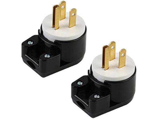 Click here for (2xPCS) Right Angle Nema 5-15P 15A 125V AC Plug  [... prices