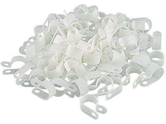 Click here for XINGYHENG 200pcs White Nylon R-Type Cable Clips Fa... prices