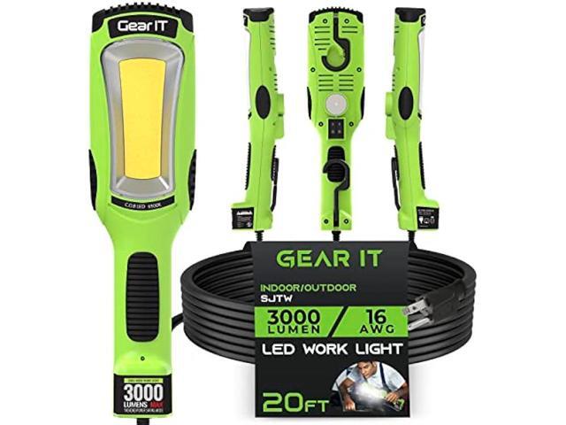 Click here for GearIT LED Work Light (20 feet) 3000 Lumen COB LED... prices