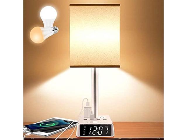 Click here for Yostyle Table Lamp Bedside Lamp with 4 USB Ports a... prices