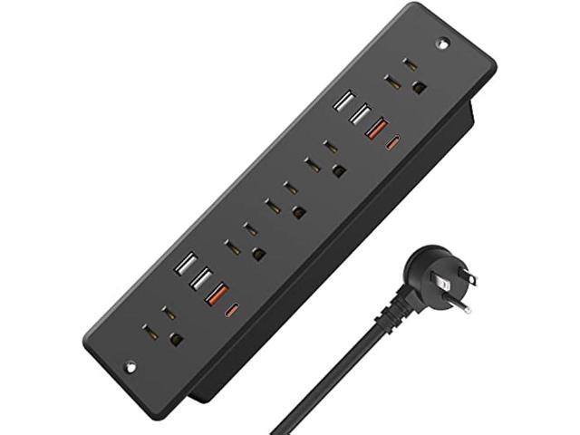Click here for HHSOET 45W Fast Charging Recessed Power Strip Flat... prices