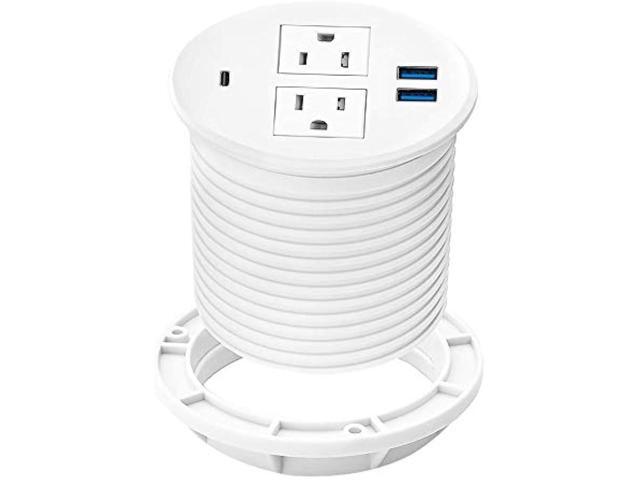 Click here for Kungfuking Desktop Power Grommet with PD 20W USB C... prices