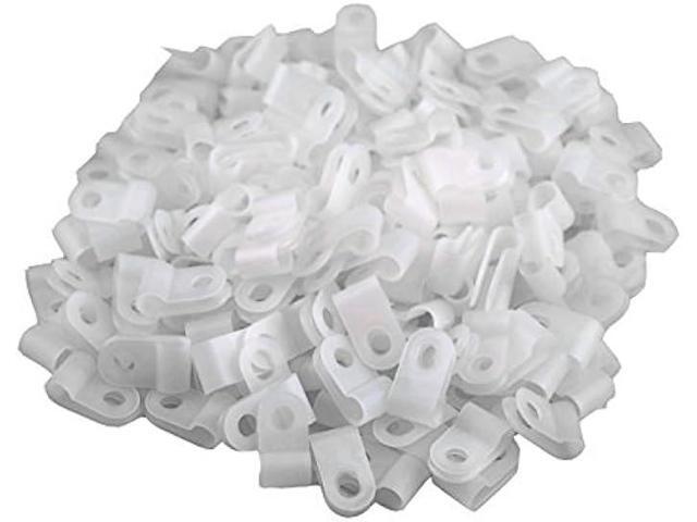 Click here for XINGYHENG 200pcs White Nylon R-Type Cable Clamps F... prices