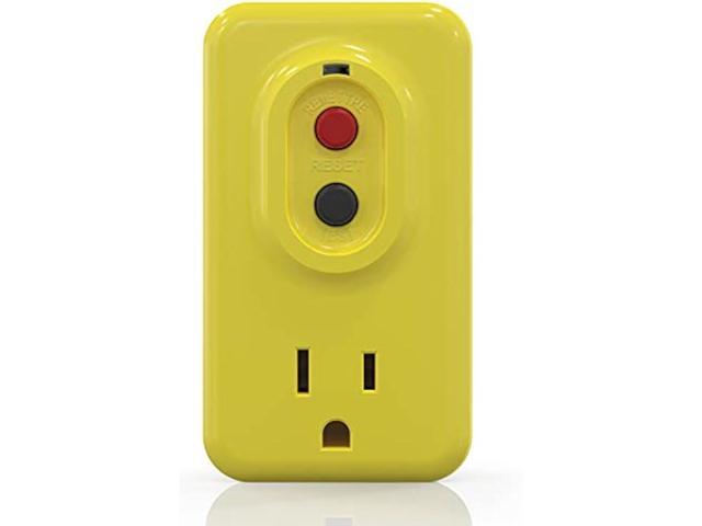 Click here for ELEGRP Single Outlet GFCI Adapter  15 AMP Grounded... prices