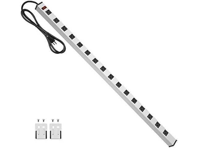 Click here for JUNNUJ Long Metal 16 Outlet Power Strip  Wide Spac... prices