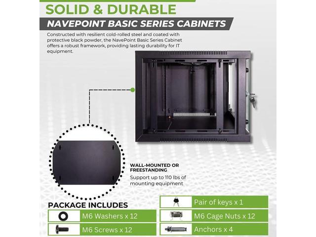 Click here for NavePoint 6U Wall Mount Network Cabinet for 19 IT... prices