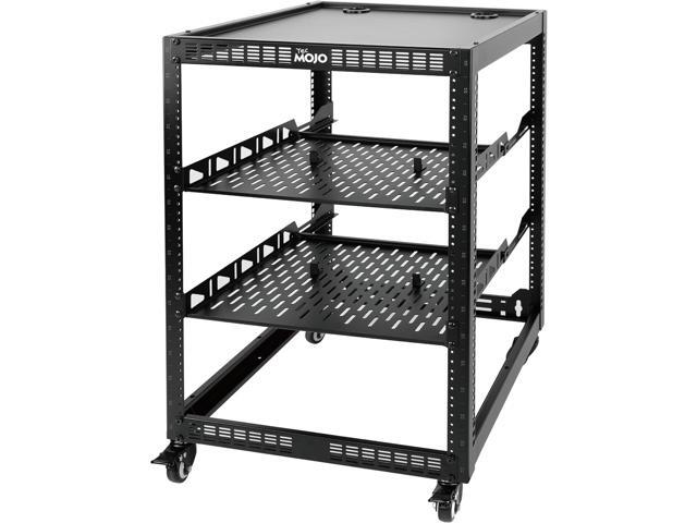 Click here for TECMOJO 16U Open Frame Network Rack for IT &AV Gea... prices