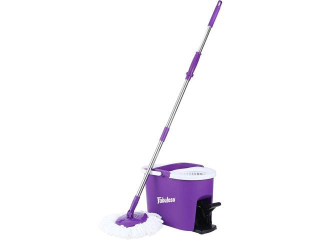 Click here for Fabuloso Spin Mop and Bucket  Hands-Free Wringing... prices