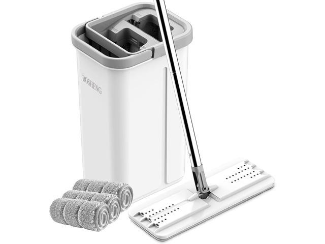 Click here for Mop and Bucket with Wringer Set  Hands Free Flat F... prices