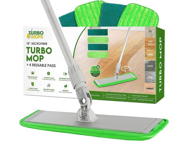 Click here for Turbo Microfiber Mop Floor Cleaning System - 18-in... prices