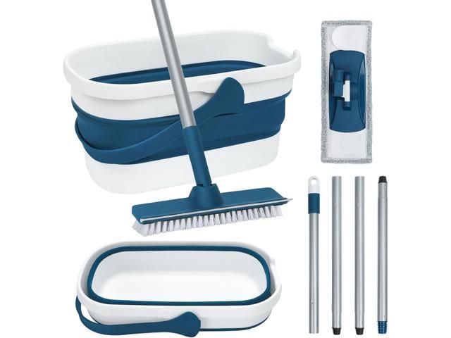 Click here for Collapsible Mop and Bucket Set with Scrub Mop and... prices