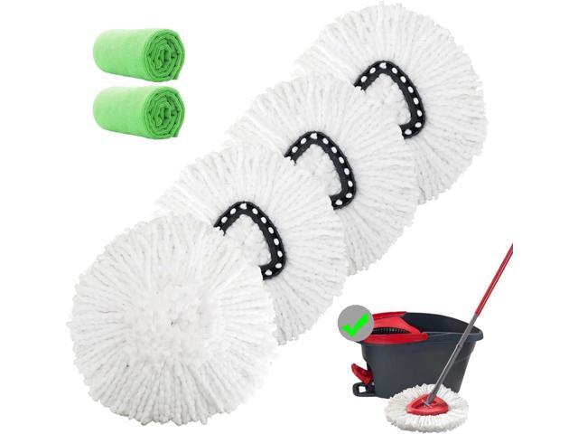 Click here for 4 Pack Spin Mop Replacement Heads Microfiber Mop R... prices