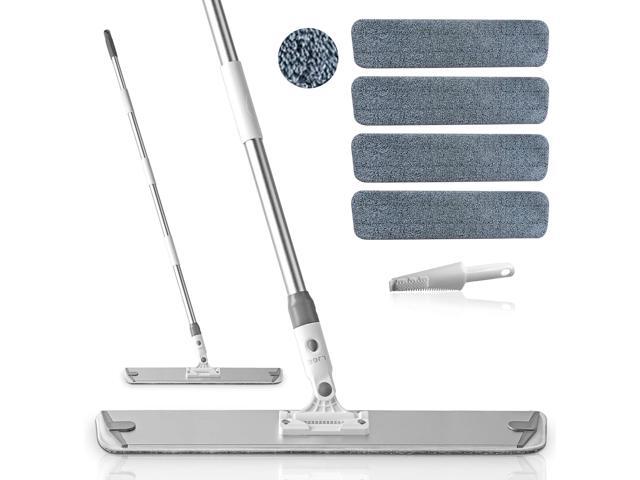 Click here for 23.6 Microfiber Floor Mop with 4 Washable Pads - B... prices