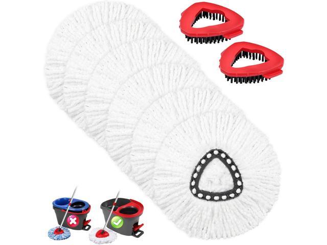 Click here for Mop Replacement Heads 6 Pcs & 2 Scrub Brushes Comb... prices