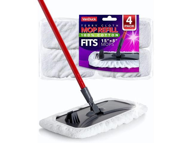 Click here for 100 Cotton Pad Terry Cloth Mop Refills 15x8 inch (... prices