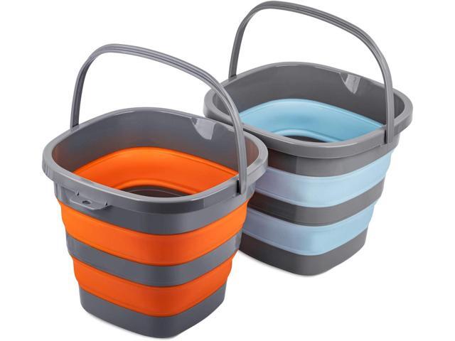 Click here for 2 Pack Collapsible Plastic Bucket with 2.6 Gallon... prices