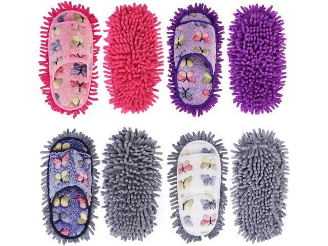 Click here for handrong Mop Slippers 4 Pairs of Dusting Slippers... prices