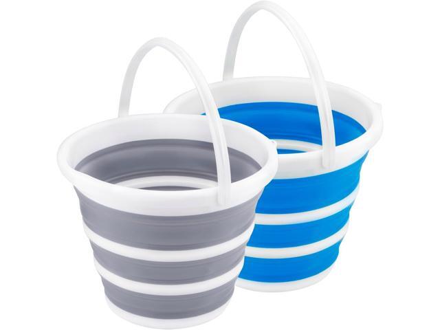 Click here for 2 Pack Collapsible Buckets 10L 2.6 Gallon Cleaning... prices
