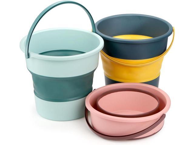 Click here for 3 Pack Collapsible Plastic Bucket  2.6 Gallon/10L... prices