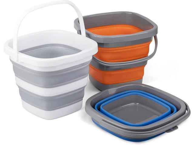 Click here for 3 Pack Collapsible Bucket with 1.32 Gallon (5L) Ea... prices