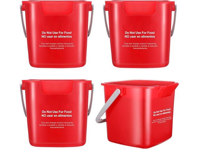 Click here for Yaomiao 4 Pcs Cleaning Bucket 3 Quart Small Saniti... prices