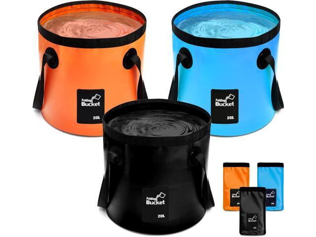 Click here for 3 Pcs 5 Gallon Bucket Collapsible Foldable Bucket... prices