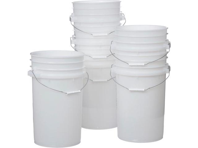 Click here for Letica Premium 7 Gallon Bucket  HDPE  Natural  6 P... prices