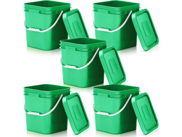 Click here for Mumufy 5 Pcs 3.5 Gallon Square Food Grade Bucket S... prices