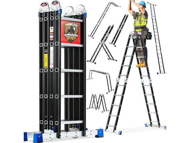 Click here for Bryner Folding Step Ladder  19.6ft  7 in 1 Multi-P... prices