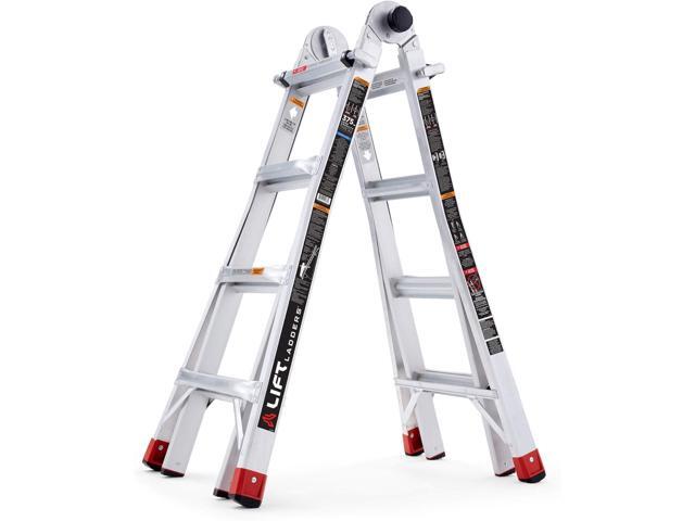 Click here for Aluminum Step Ladder  5-in-1 Multi-Position Frame... prices