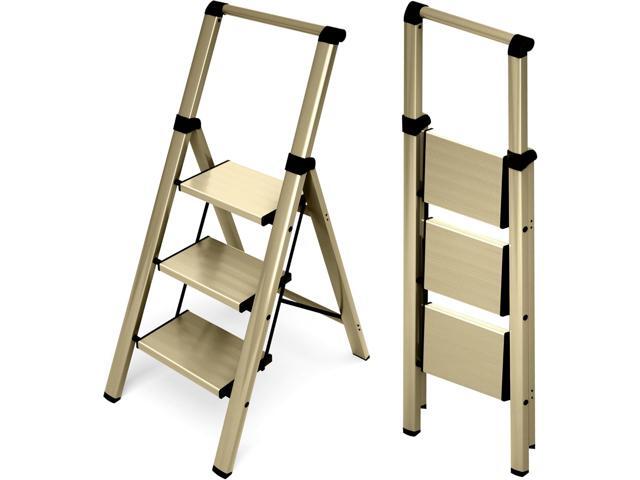 Click here for HillhutApex 3 Step Foldable Aluminum Step Ladder w... prices