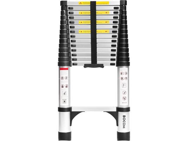Click here for BOCOM 14.5 FT Aluminum Telescoping Ladder  Lightwe... prices
