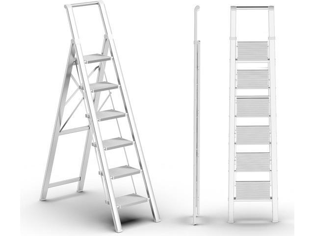 Click here for 6 Step Ladder  Folding Step Stool with Handgrip an... prices